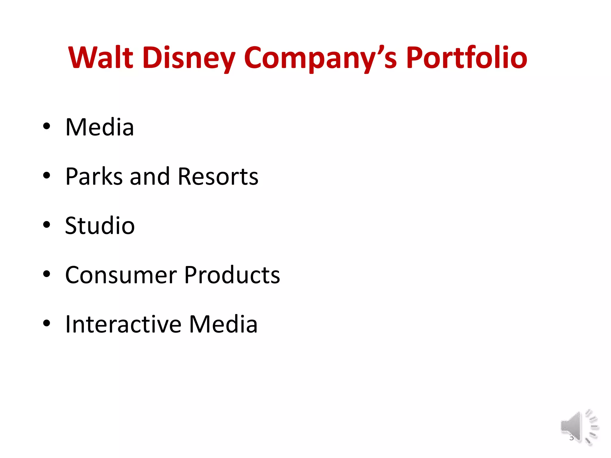 Walt disney company | PPSX