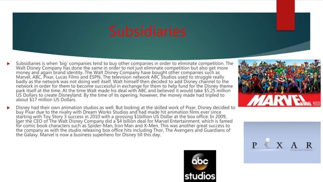 The Walt disney company and The BBC | PPT