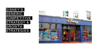 Walt Disney Company.pptx managing strategic management and overall ...