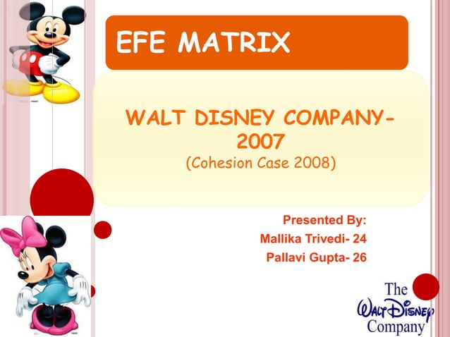 walt disney (EFE matrix-24-26) (1).pptx