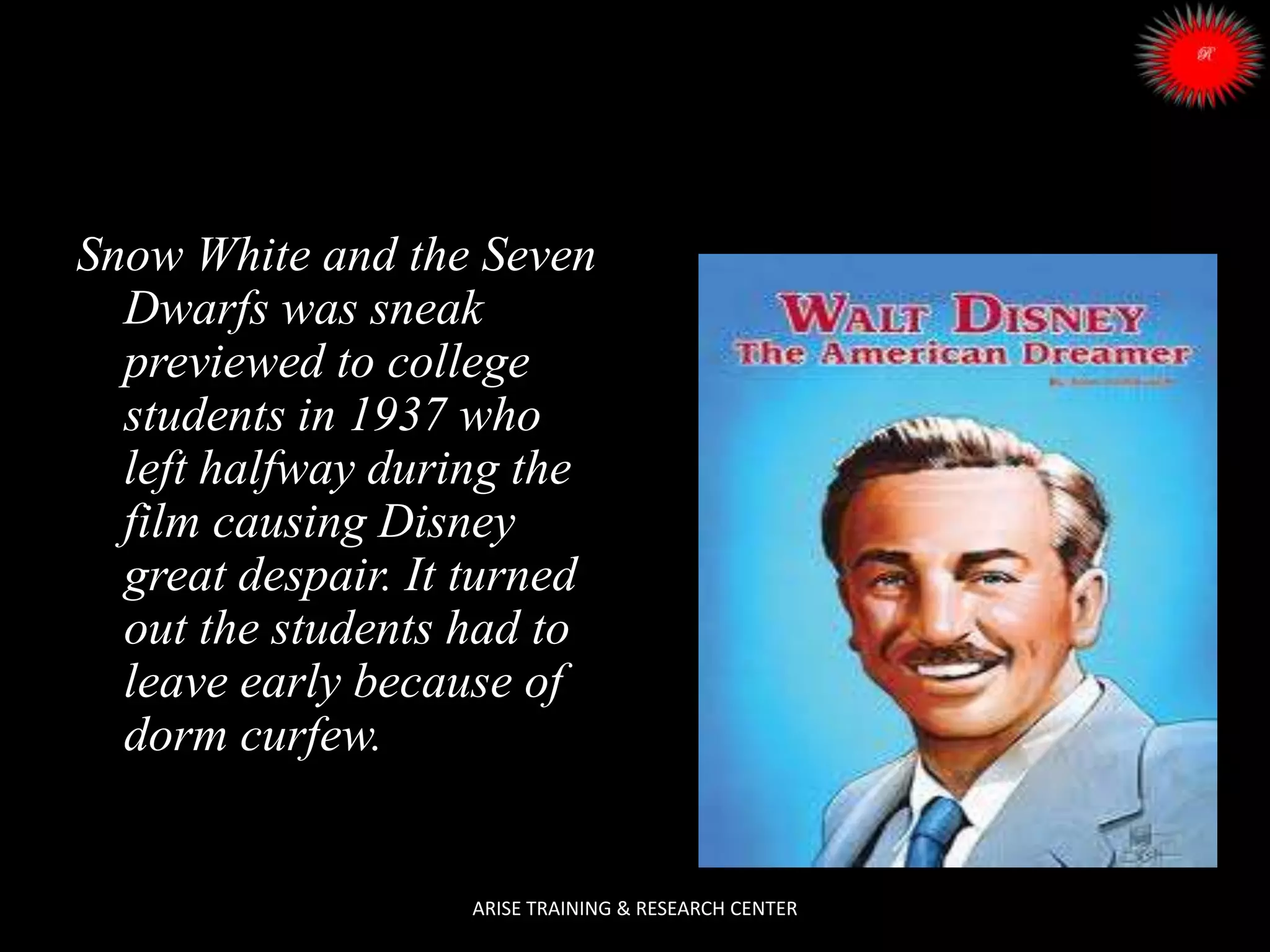 Walt disney failure = inspiration | PPSX