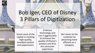 Disney Digital Transformation | PPTX | Home Entertainment Systems ...