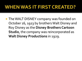 Walt disney logo | PPTX