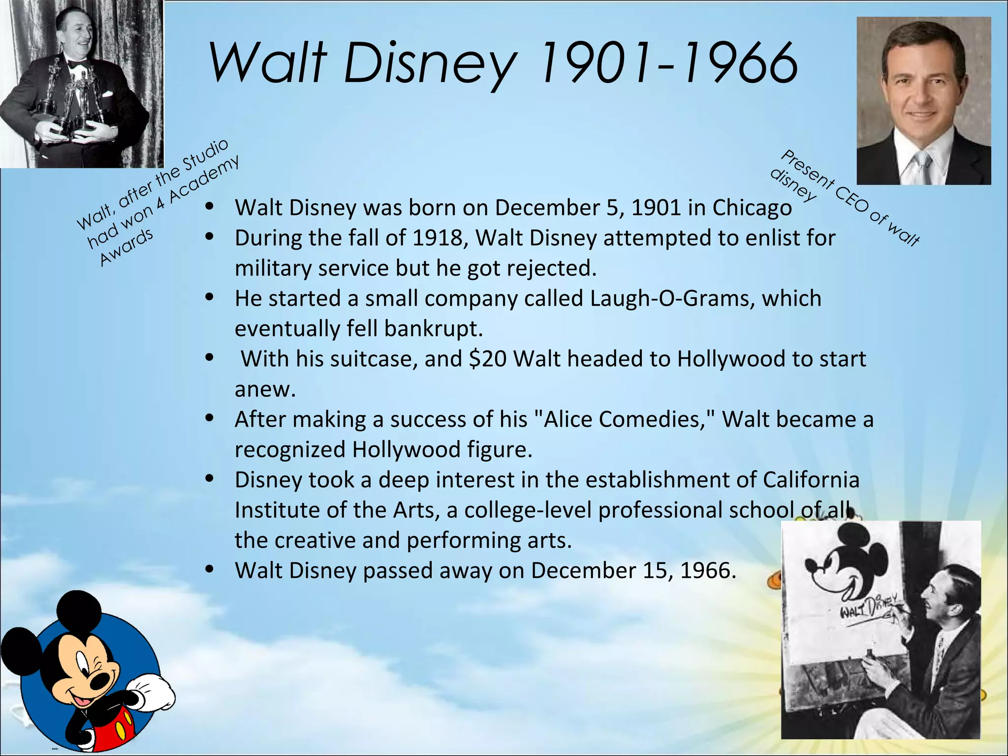 Walt disney ppt | PPT