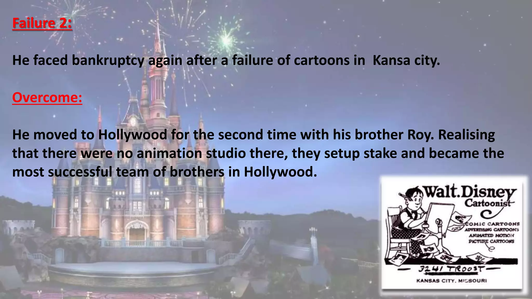 Walt disney Leadership Power Point Presentation | PPTX