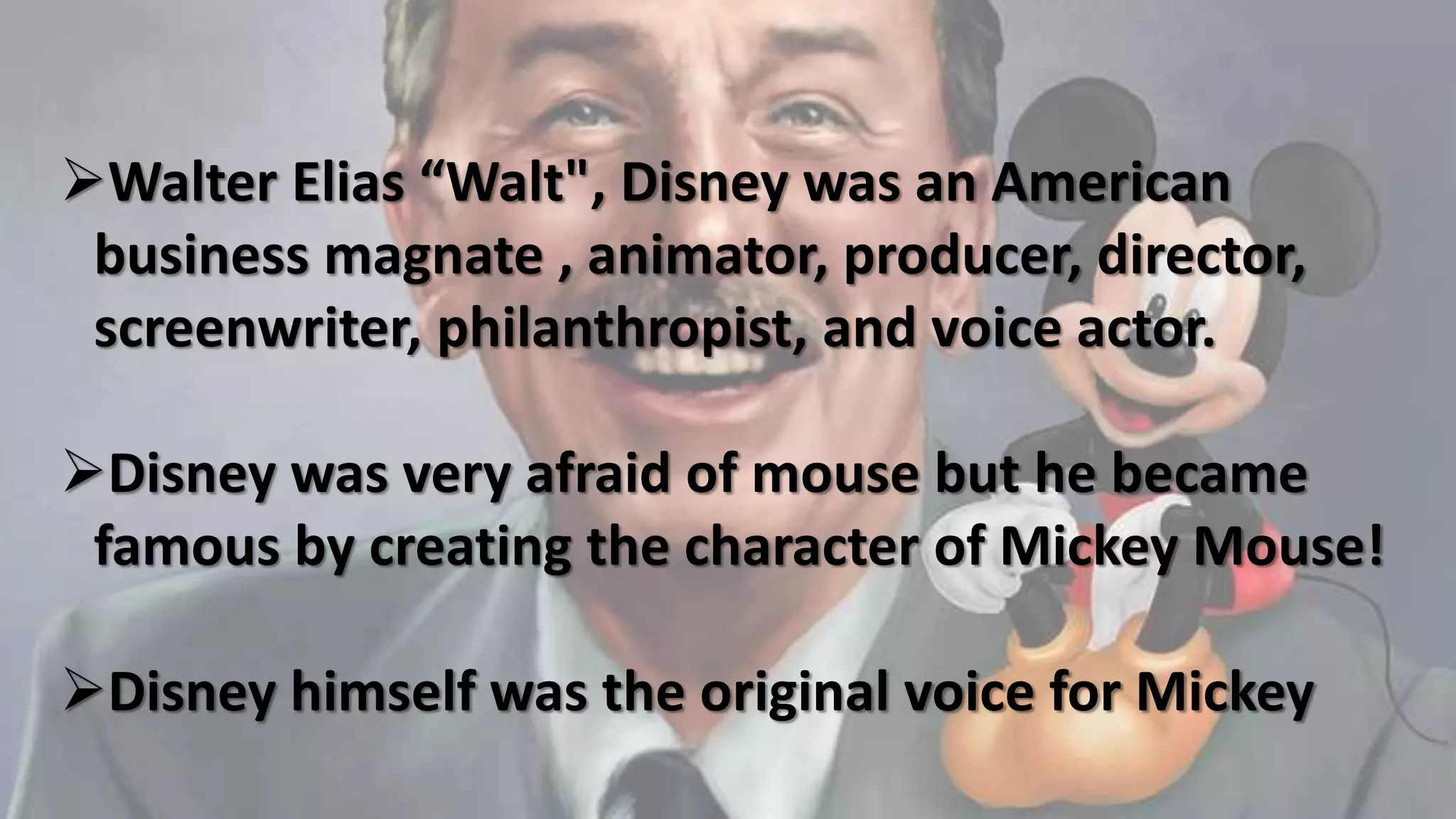 Walt disney Leadership Power Point Presentation | PPTX