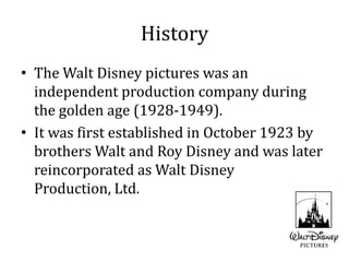 Walt disney presenation | PPTX