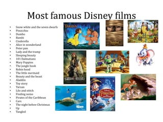 Walt disney presenation | PPTX