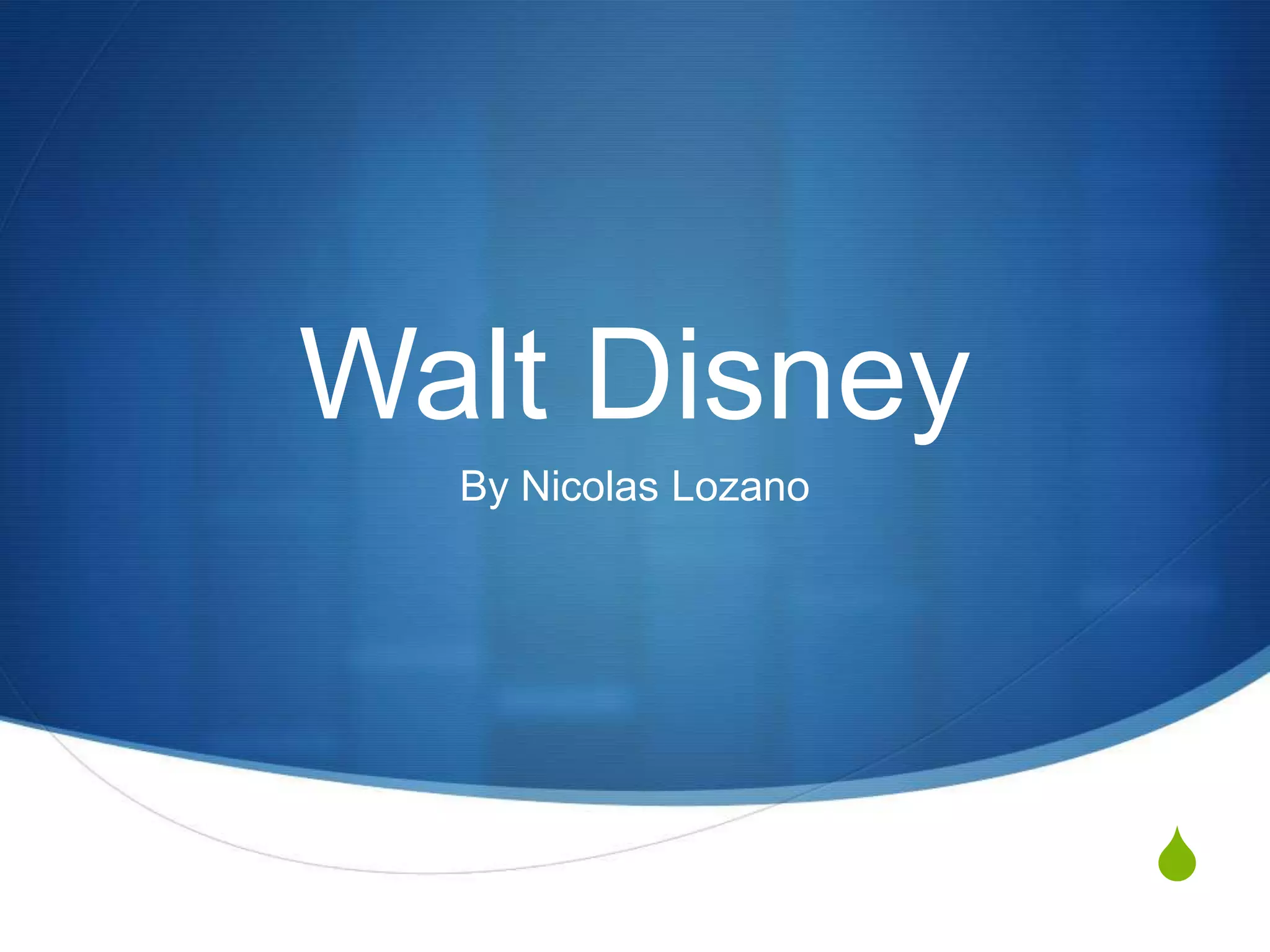 Walt disney project | PPTX