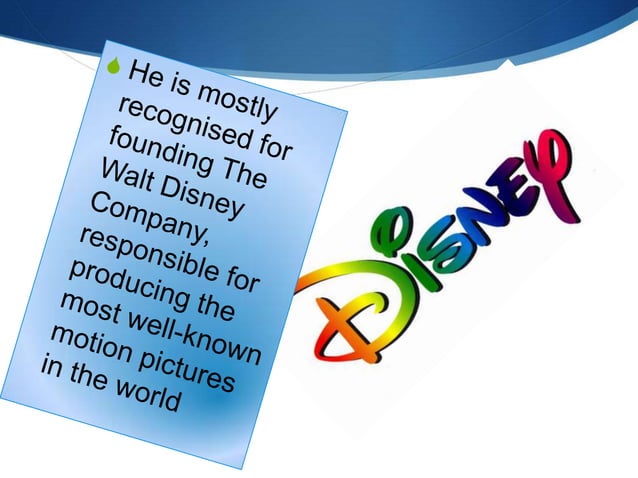 Walt disney project | PPT
