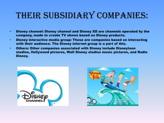 Walt disney studios presentation | PPTX