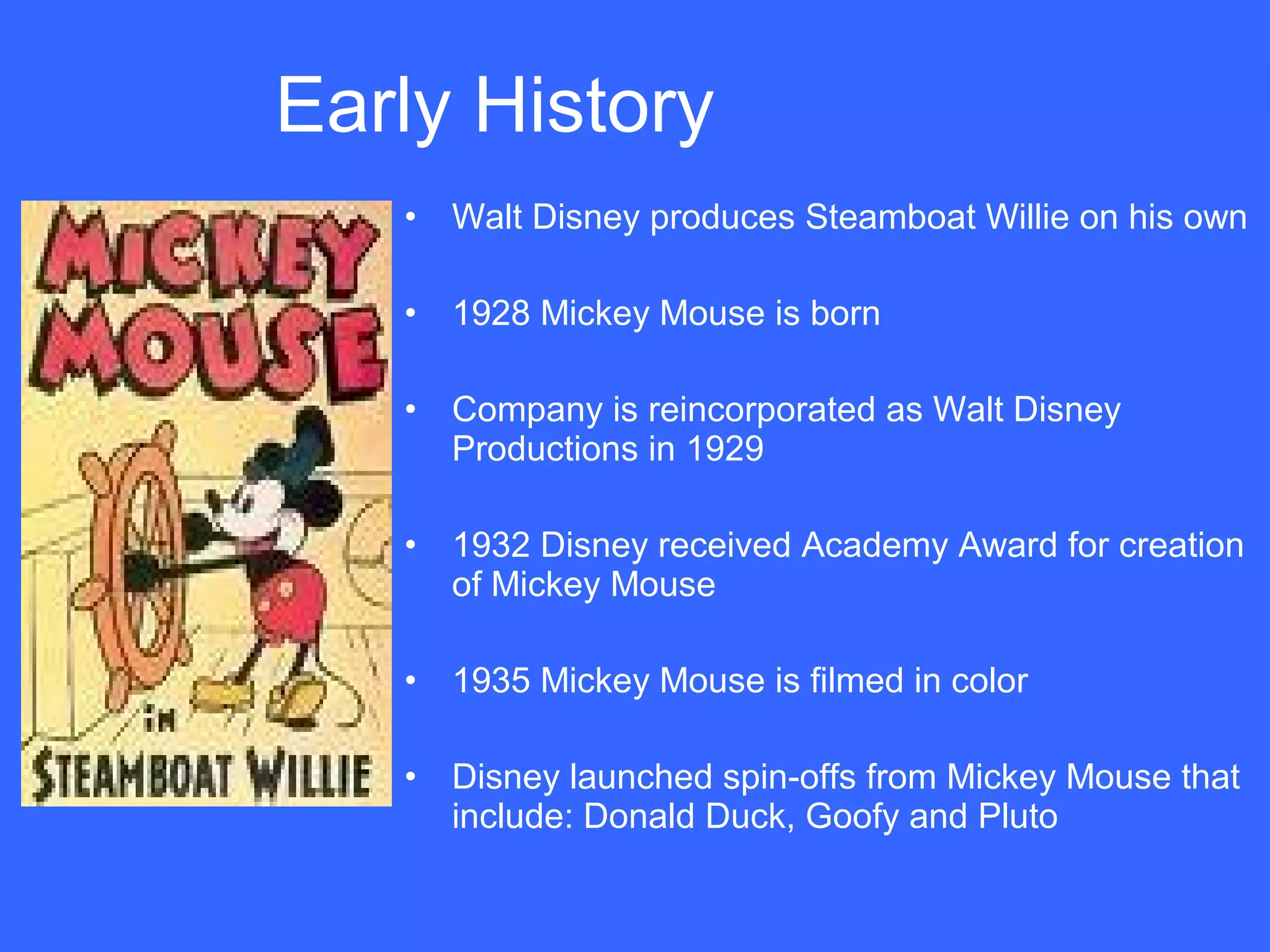 Walt Disney success story | PPT