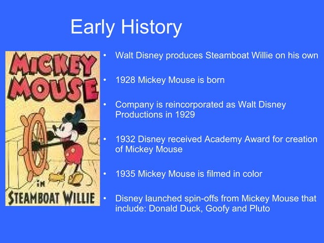 Walt Disney success story | PPT | Awards Shows | Events