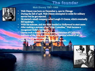 Walt Disney | PPTX