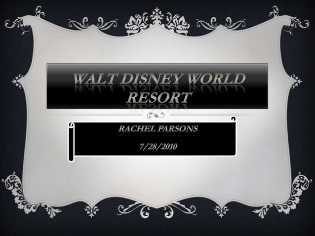 Walt Disney World power point | PPTX