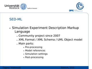 Bio-Model Meta-Information and SED-ML | PDF