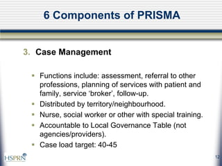 Walter Wodchis: the PRISMA model - approaches to supporting older ...