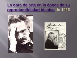 Walter benjamin | PPTX