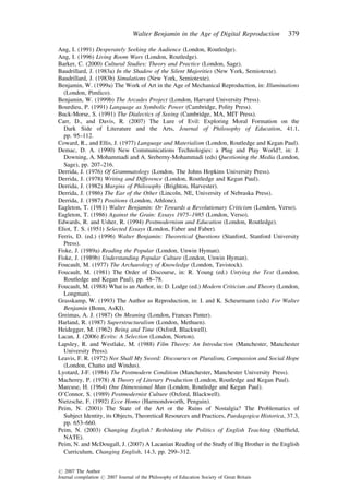 Walter benjamin in_the_age_of_digital_reproduction | PDF | Modern Art ...