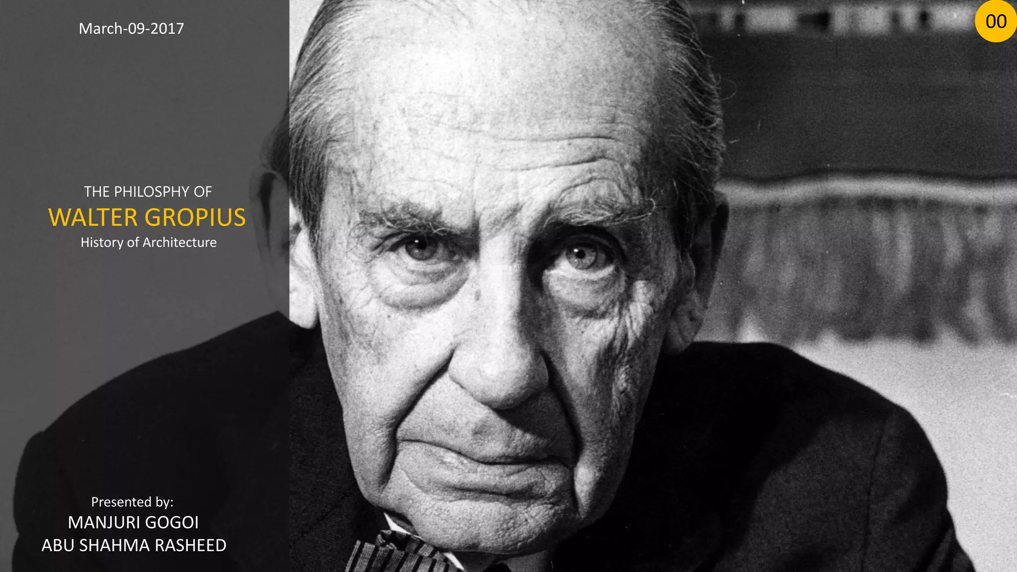Walter gropius Principle | PPT