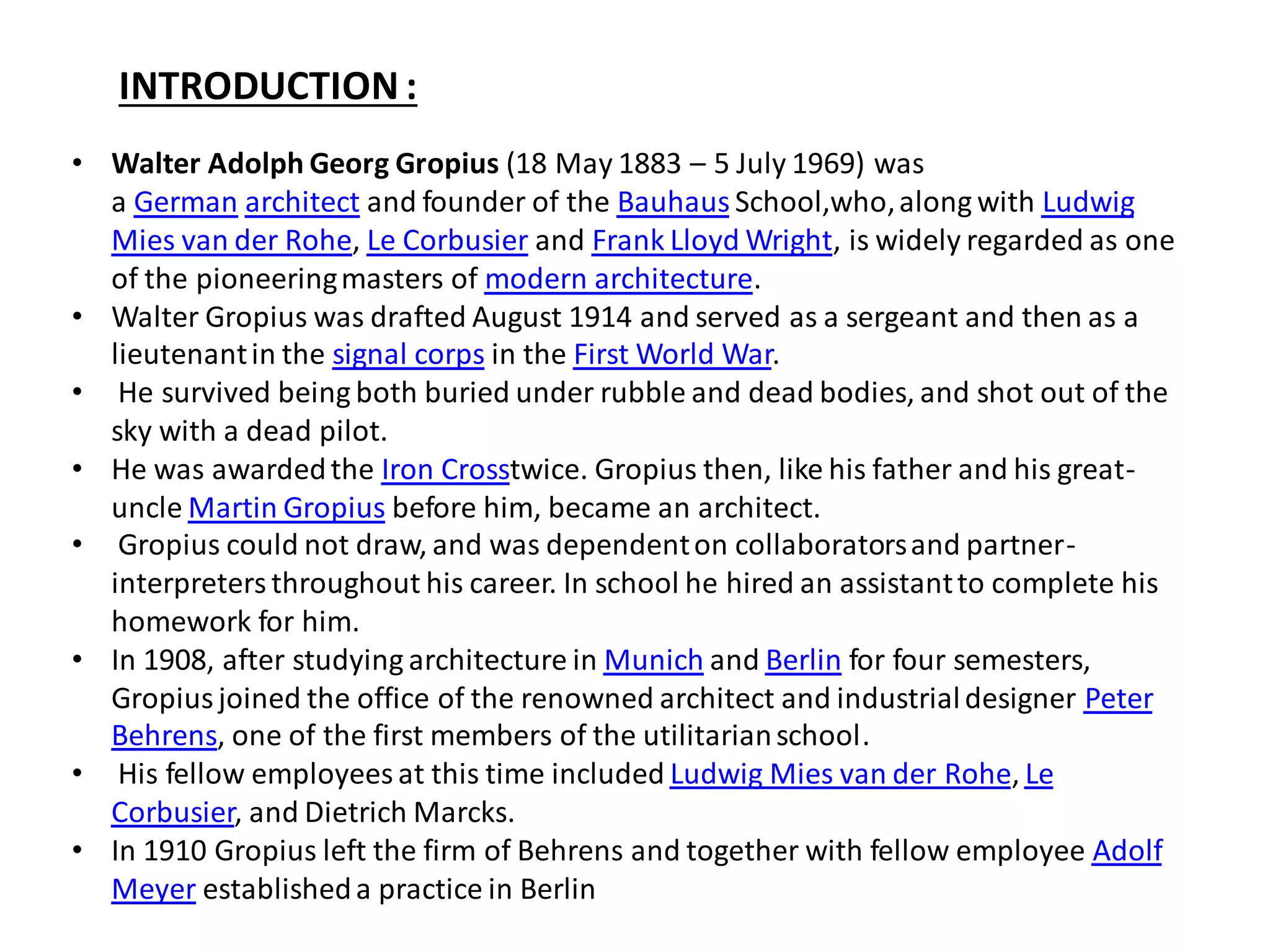Walter gropius | PDF