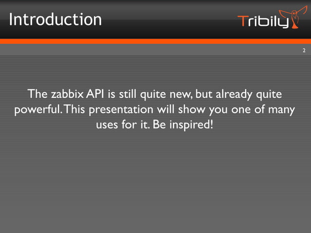 Using Zabbix API from Drupal | PPT