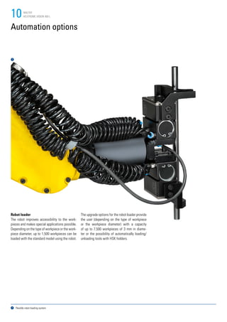 Walter Helitronic Vision 400L CNC Tool and Cutter Grinder - Brochure | PDF