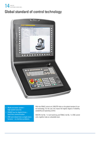 Walter Helitronic Vision 400L CNC Tool and Cutter Grinder - Brochure | PDF