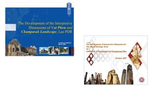 Heritage Management, Planning and Tourism: Experiences from Sukhothai ...