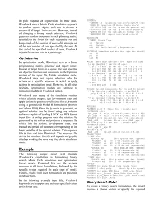 Design and development of a generalized forest management modeling ...