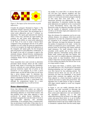Defining adjacency and proximity of forest stands for harvest blocking ...