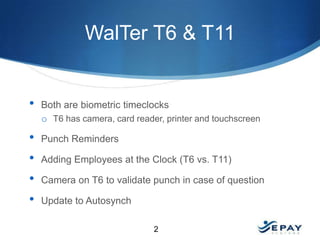 WalTer Timeclocks | PPTX
