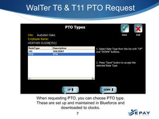 WalTer Timeclocks | PPTX