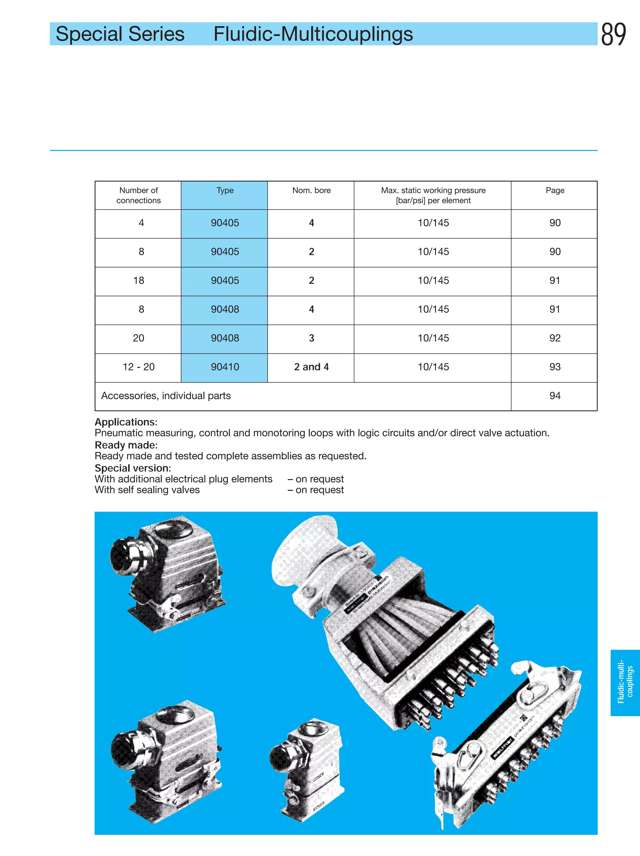 Walther prazision quick coupling technical catalog | PDF