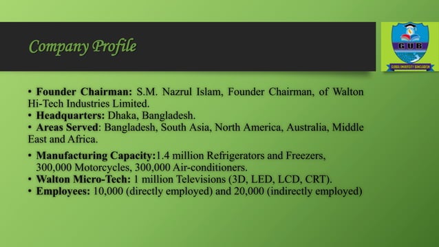 An Overview of Walton | PPTX