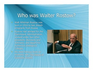 Walt Rostow | PPT