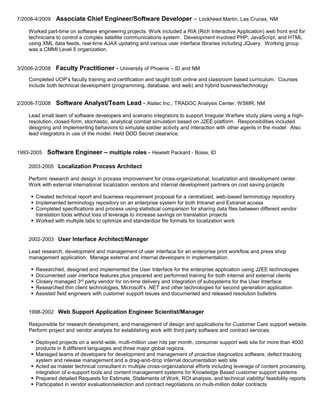 Walt scheiderich resume | PDF | Programming Languages | Computing