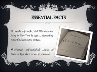 Walt whitman.1 | PPTX