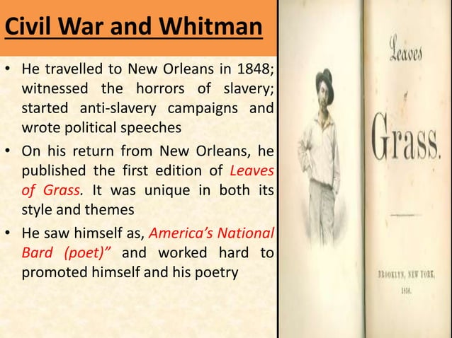 Walt whitman | PPT