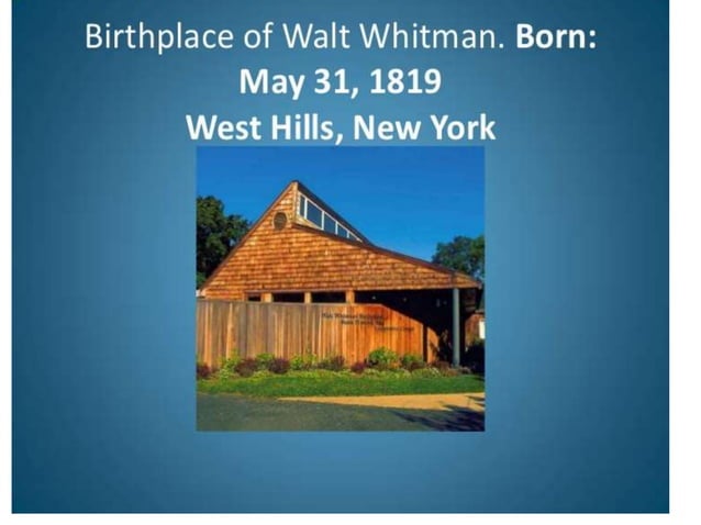 Walt whitman introduction | PPTX