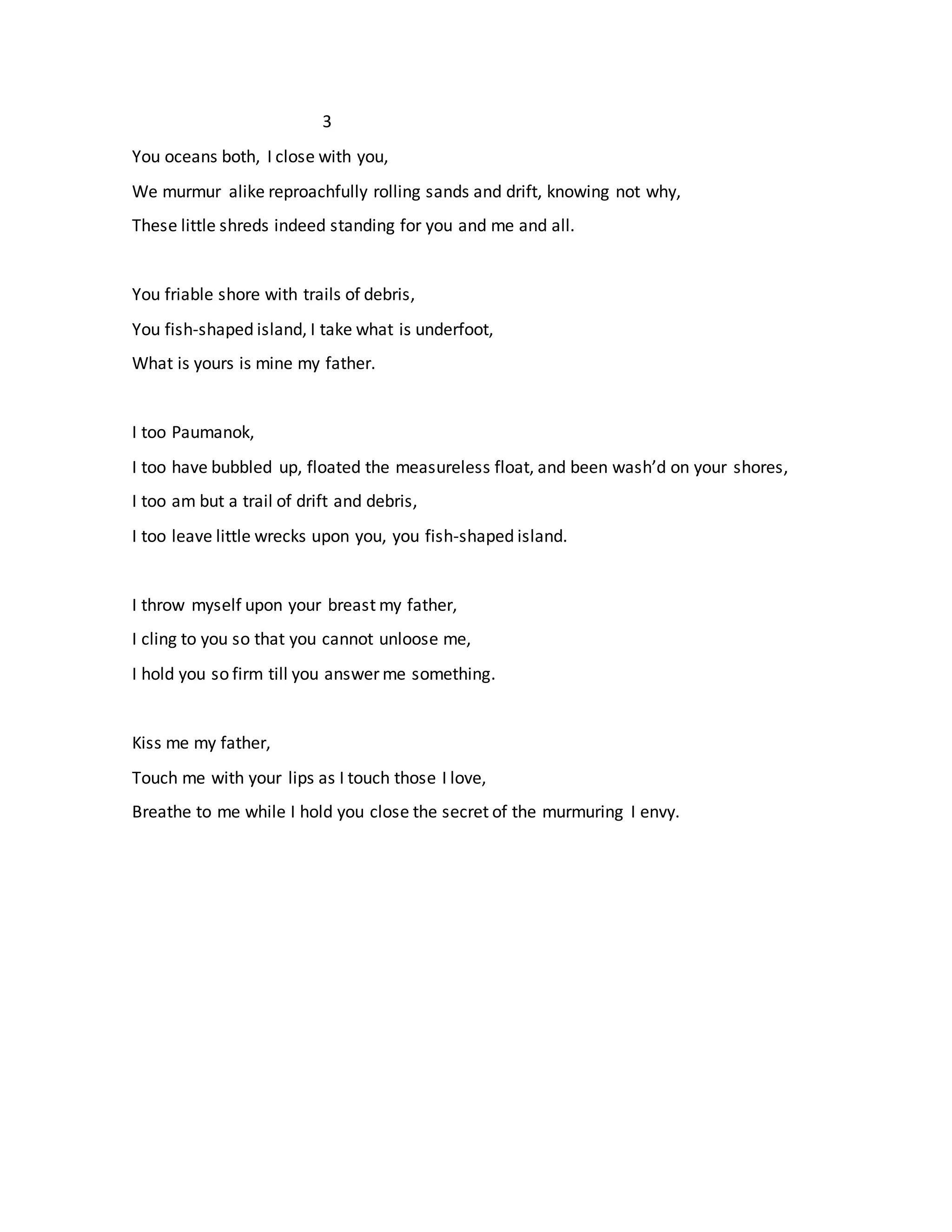 Walt whitman poetry | PDF