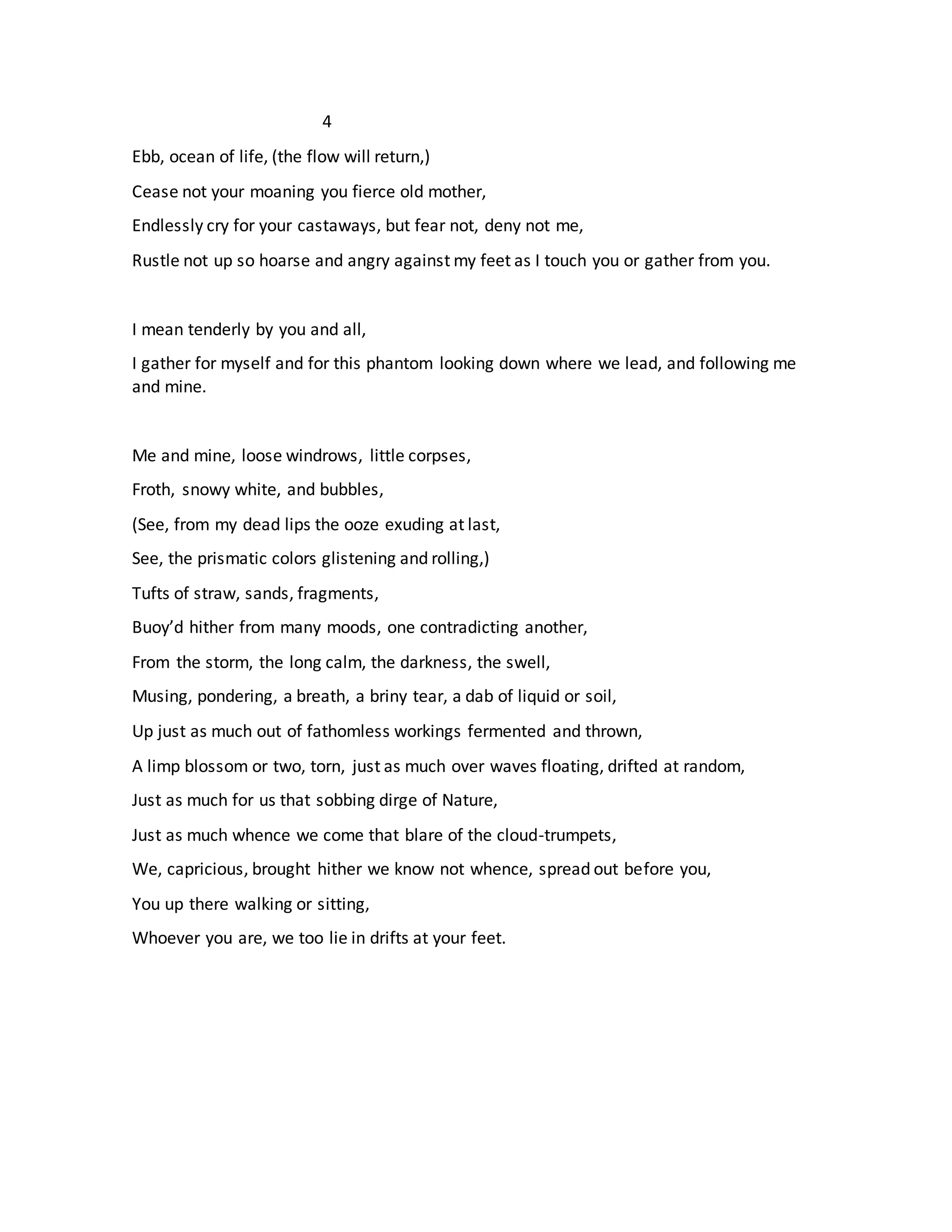 Walt whitman poetry | PDF