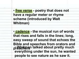 Walt whitman song of myself | PPTX