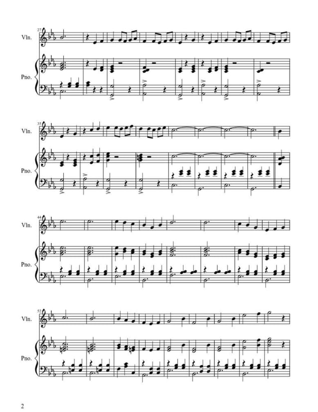 Waltz no.2 Shostakovich For violin and piano | PDF