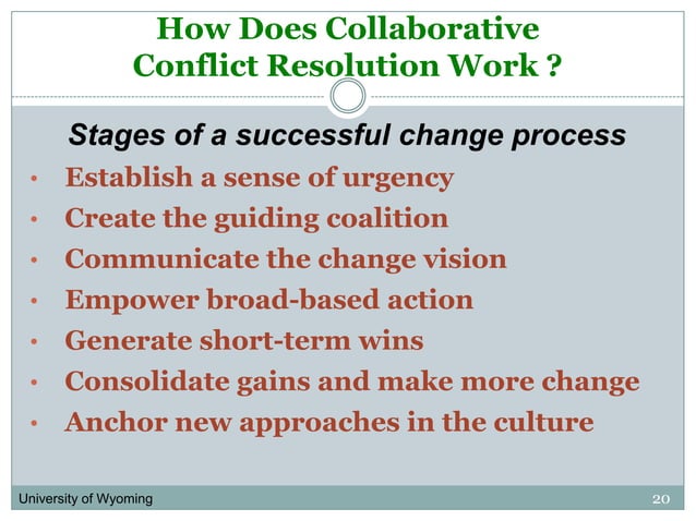 Conflict Resolution | PPT