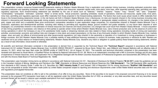 WAM Corporate Presentation Nov 5 2022.pdf | Commodities | Economy