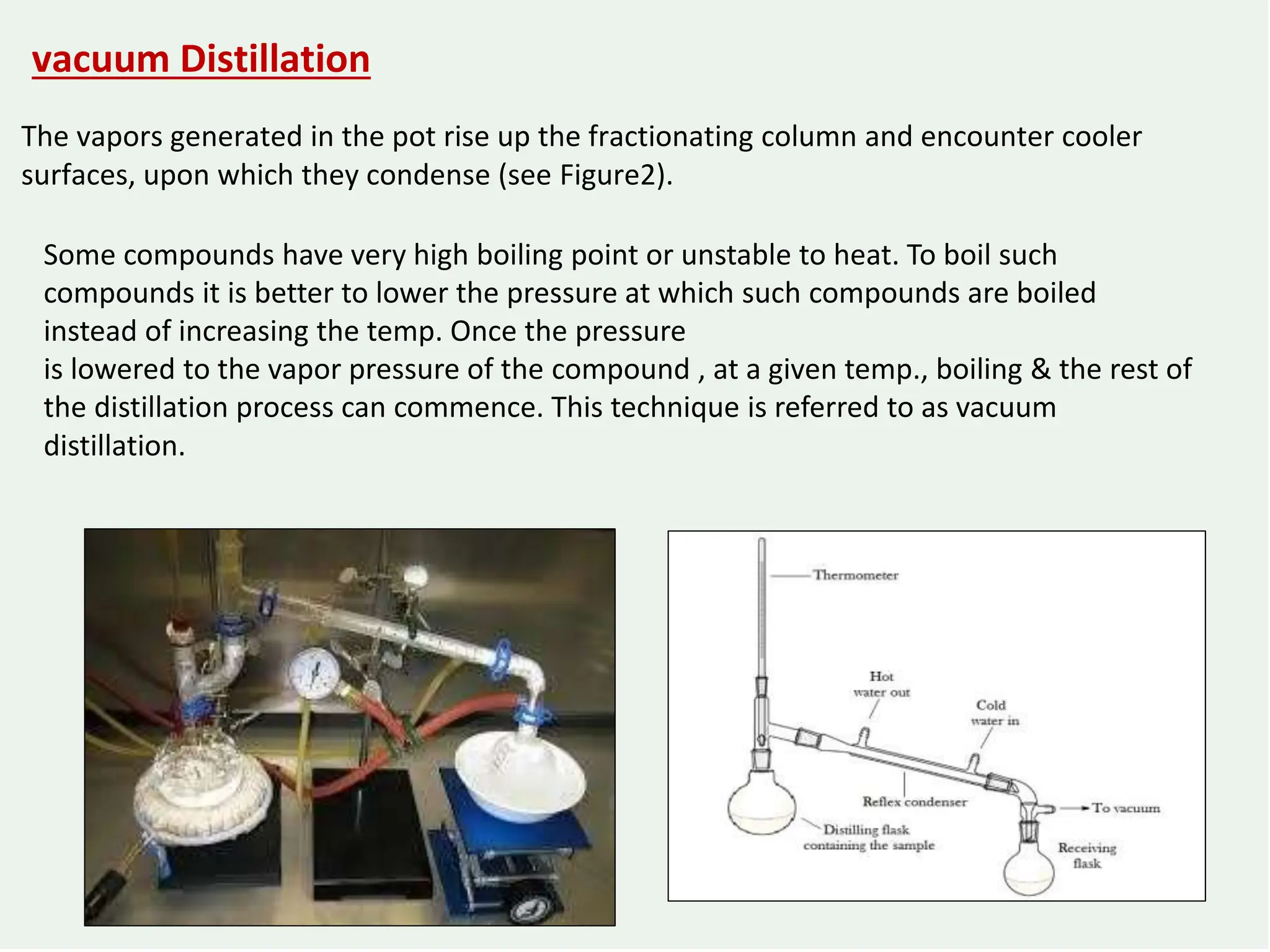 Determination of boiling point and distillation | PPTX