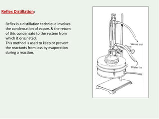 Determination of boiling point and distillation | PPTX