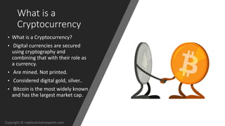 INTRO TO BLOCKCHAINS AND CRYPTOCURRENCY | PPT