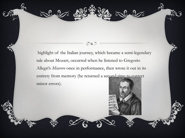 Mozart's Life | PPT | Classical Music | Music